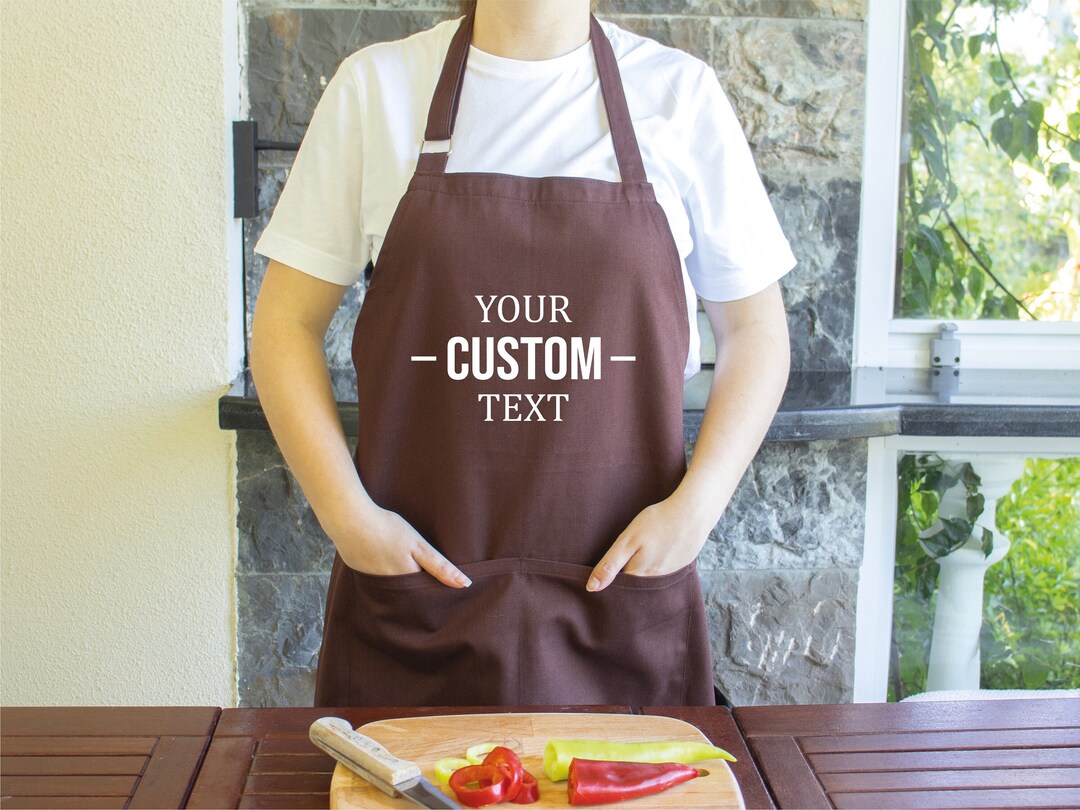 Personalized Apron, Text Apron, Custom Apron, Chef Apron, Kitchen Apron ...