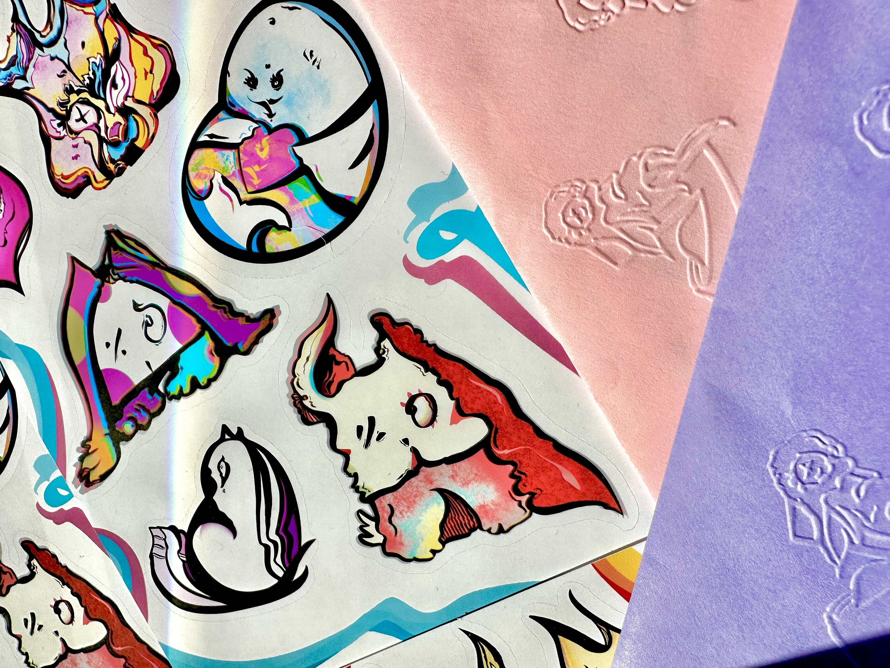 Cutecore Babies Sticker-pack Cute Baby Animals - Etsy