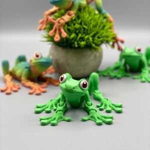 Magnetischer und beweglicher Frosch aus dem 3D-Drucker - Etsy.de