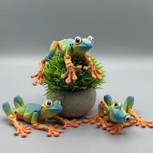 Magnetischer und beweglicher Frosch aus dem 3D-Drucker - Etsy.de