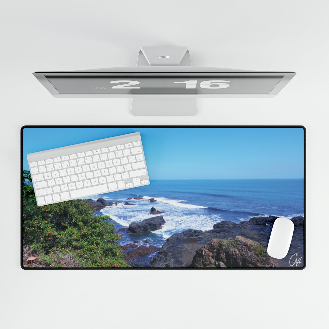 Beach Themed Desk Mat, Jaco Costa Rica, Desk Décor, Large Mousepad ...