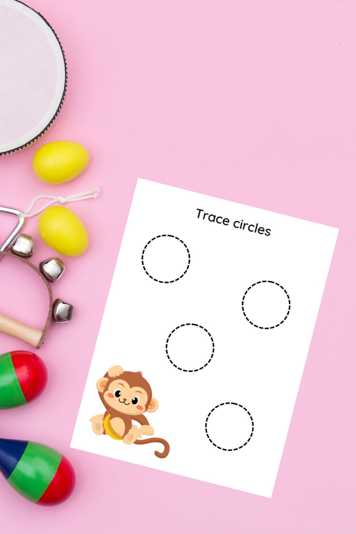 Trace the Shapes Activity Sheets - Etsy