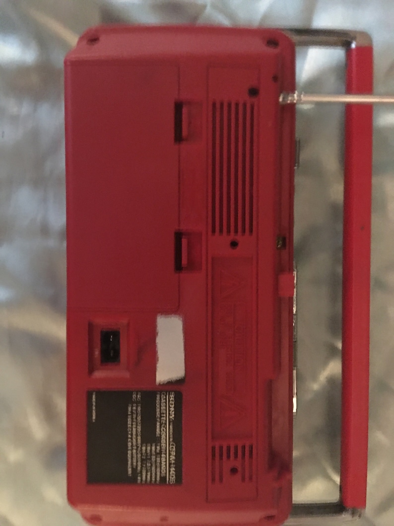 Vintage Sony FM/AM Radio Cassette Player CFM-140S Mini Boombox - Etsy