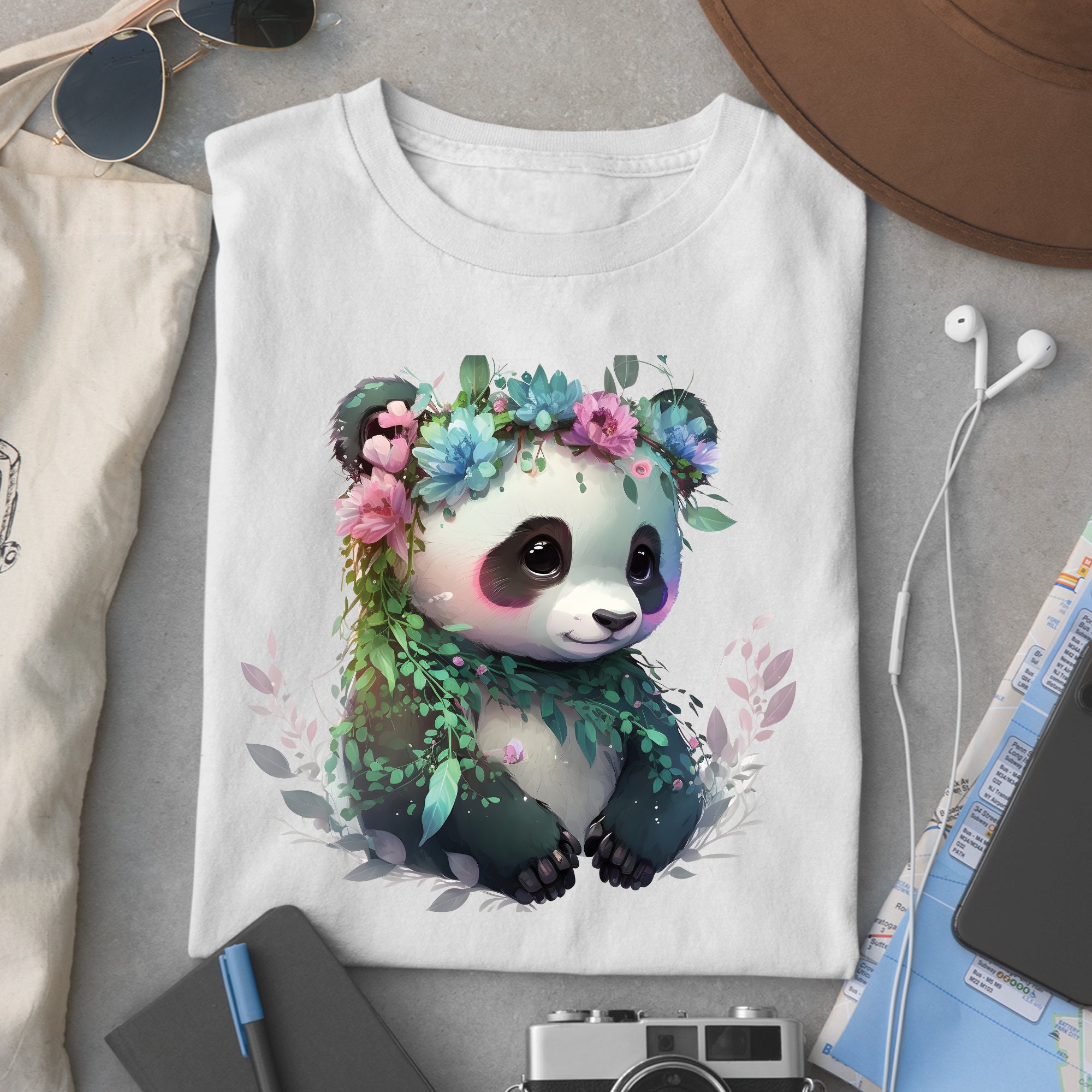 Baby Panda Animal Clipart,10x High Quality Png,watercolor Animal Photos ...