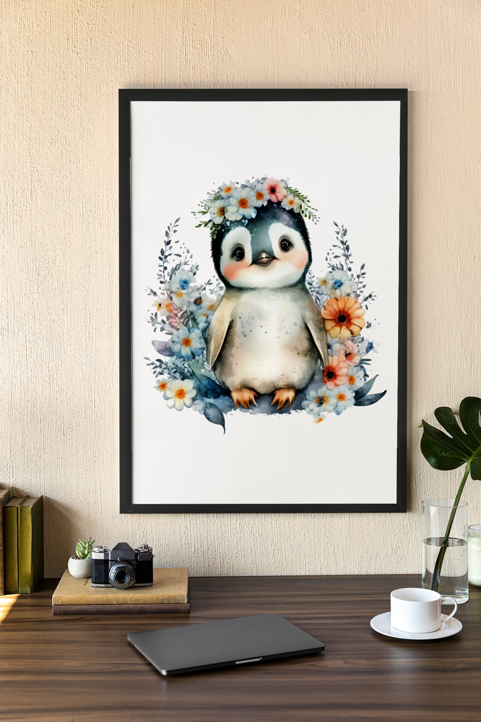 Penguin Watercolor Clipart,watercolor Animals in Best Quality PNG ...