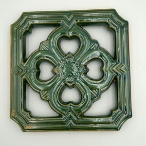 Ceramic Jade Tile, Handmade Tiki Bar Chinese Breezeway Tiles. - Etsy