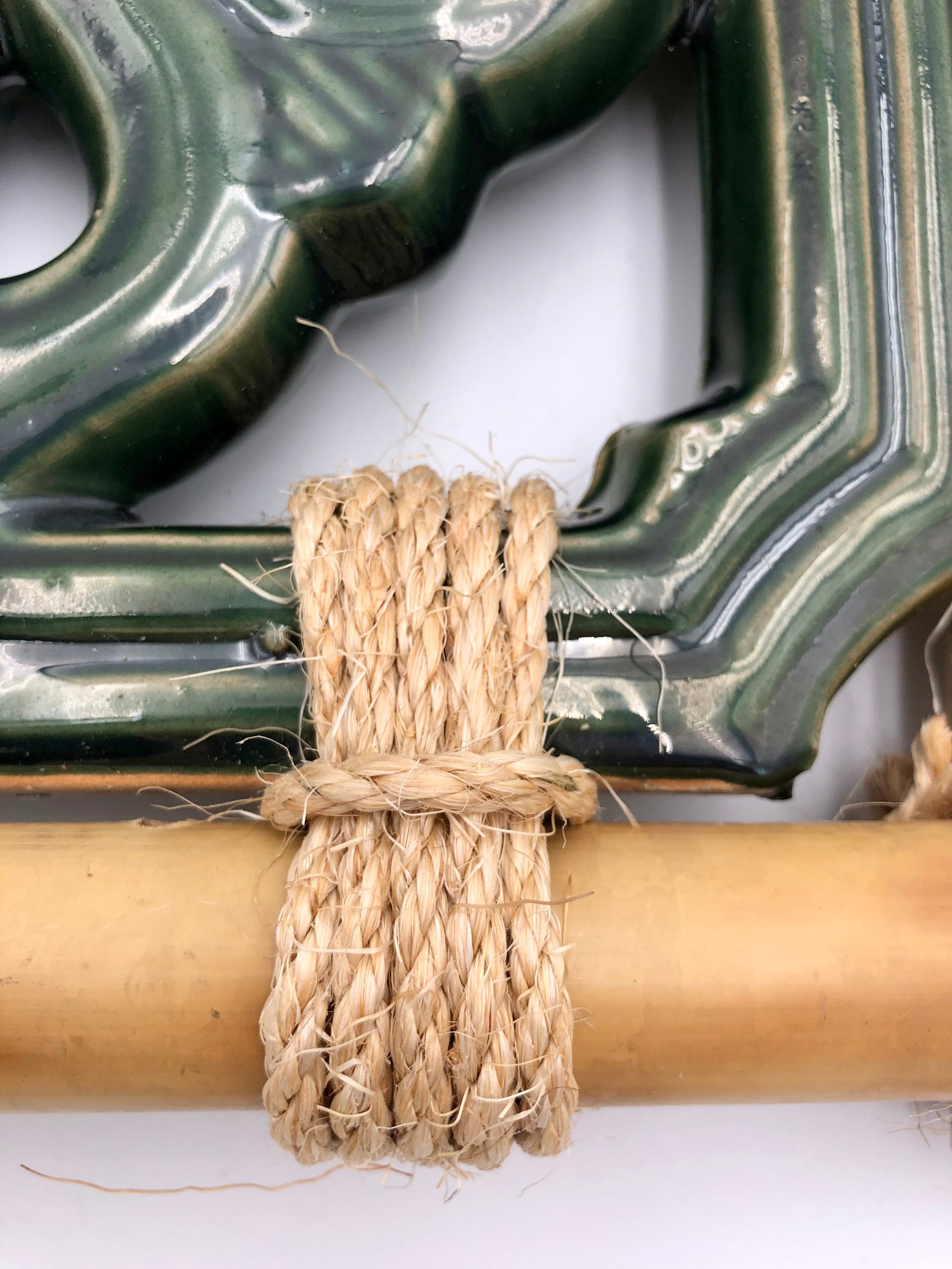 Tiki Jade Breezeway Tile Bamboo Wall Hanging - Etsy