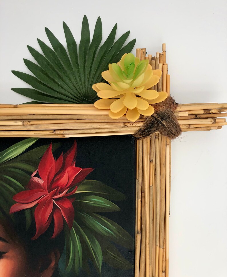 Tiki Girl 2 on Velvet - Etsy