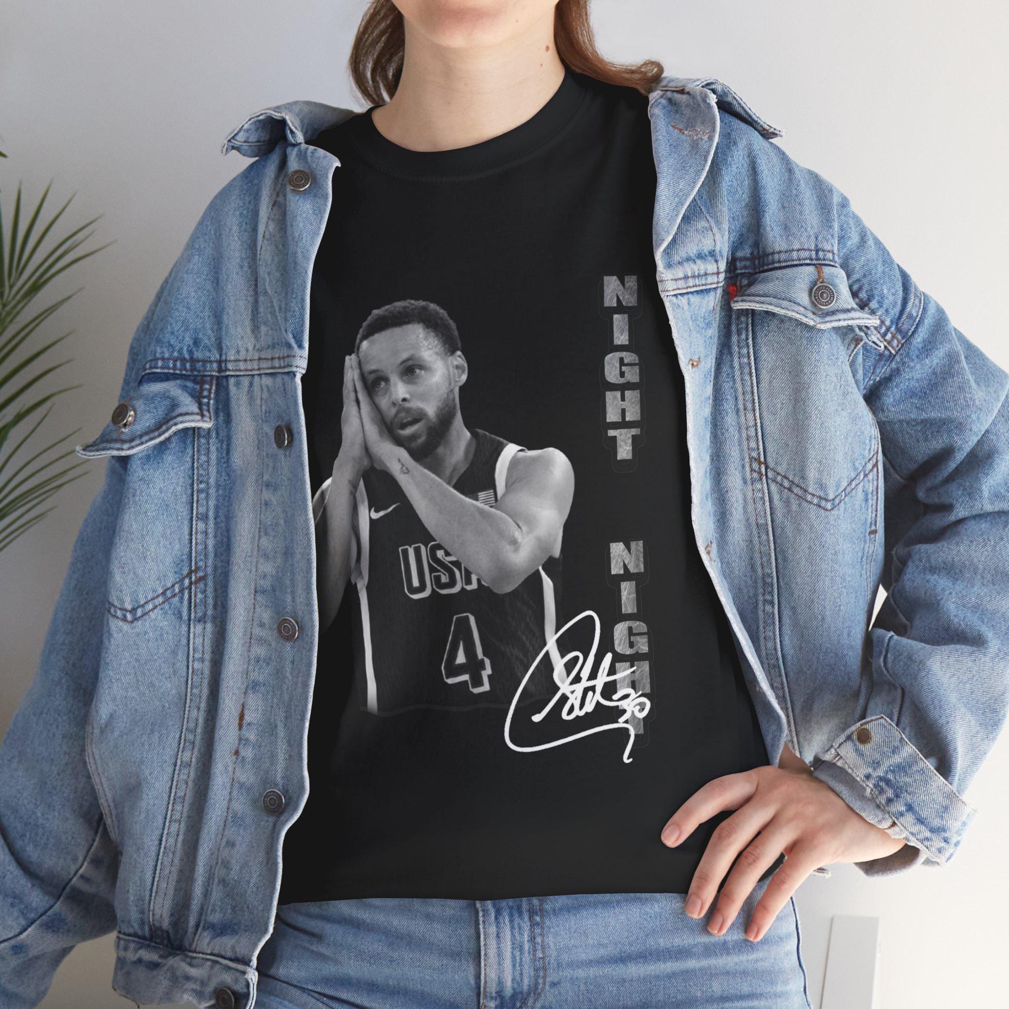 Steph Curry Night Night Streetwear Tee, Basketball Fan Shirt, Urban ...