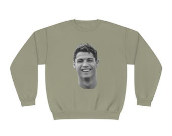 Cristiano Ronaldo Head T-shirt Trendy Graphic Tee Ronaldo CR7 Shirt Cristiano Ronaldo Football ...