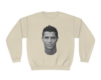 Cristiano Ronaldo Head T-shirt Trendy Graphic Tee Ronaldo CR7 Shirt Cristiano Ronaldo Football ...