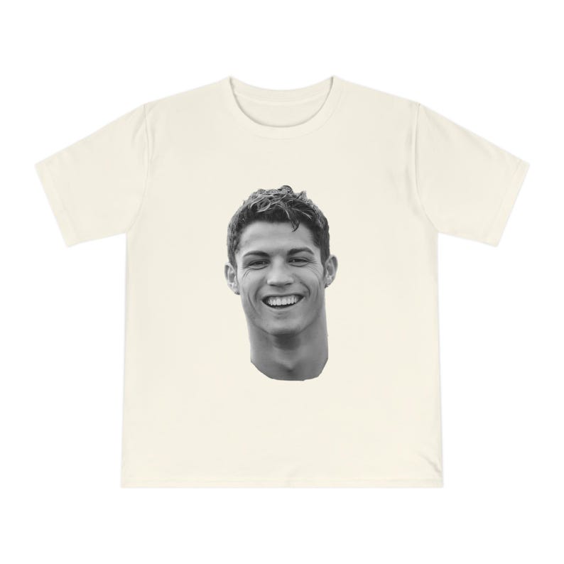 Cristiano Ronaldo Head T-shirt Trendy Graphic Tee Ronaldo CR7 Shirt Cristiano Ronaldo Football ...