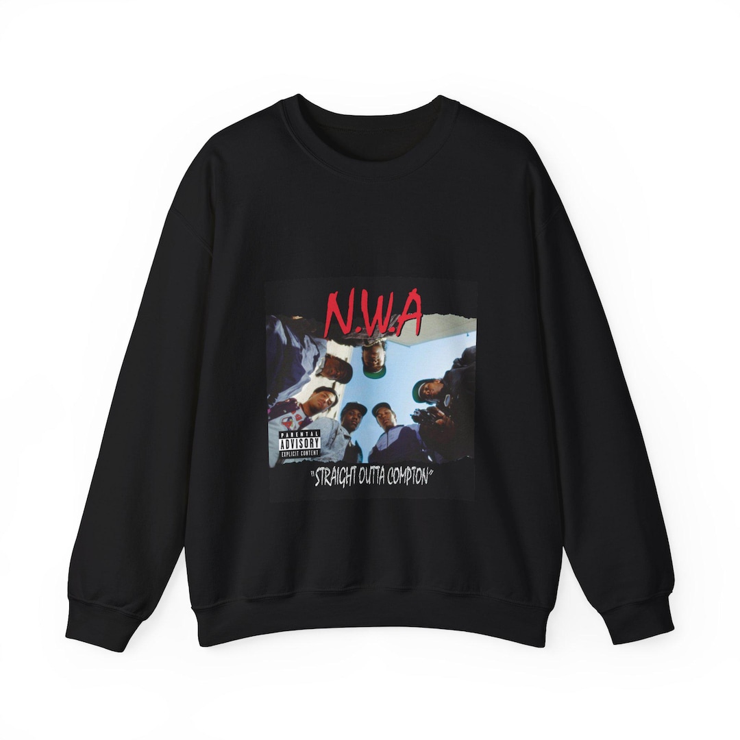 Straight Outta Compton NWA Album Cover Sweatshirt, Vintage Graphic ...
