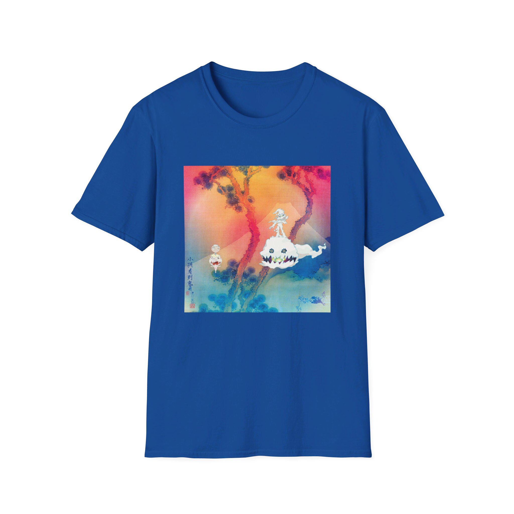 Kids See Ghosts Album Cover Kanye West Kid Cudi Album T-shirt Kanye Kid Cudi Shirt WITHOUT ...