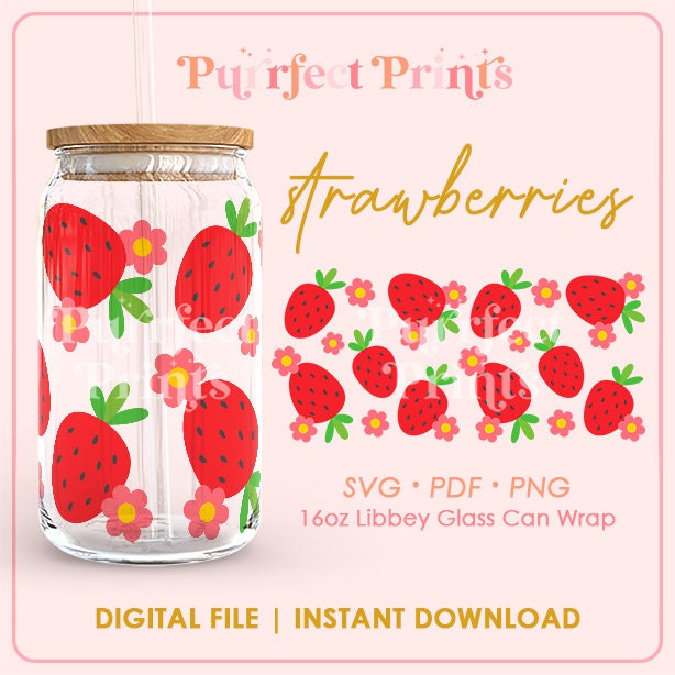 16oz Valentine's Day Glass Can SVG Bundle, Retro Groovy Valentine Wrap ...