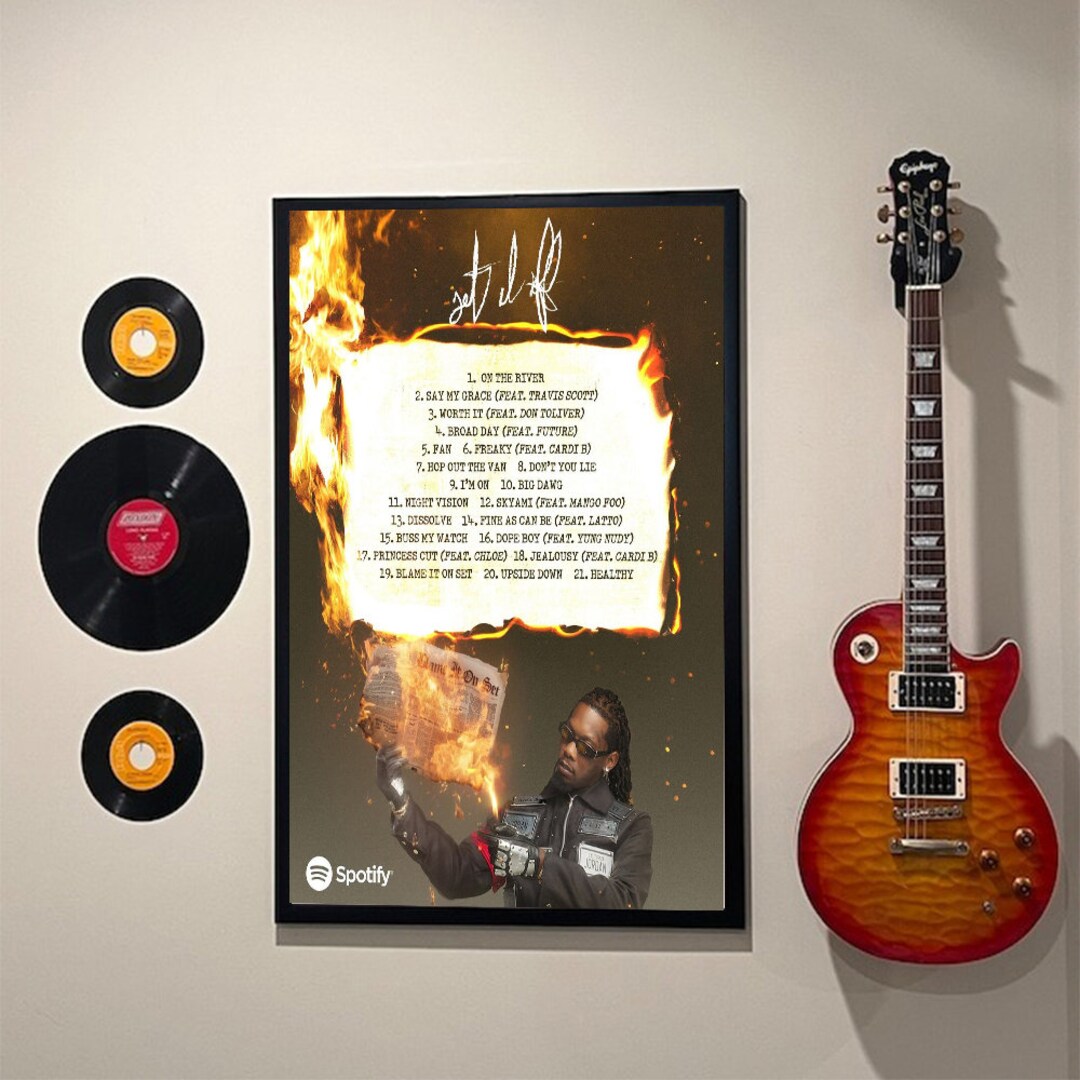 Tracklist for Offset's New Album Set It off Poster - Etsy