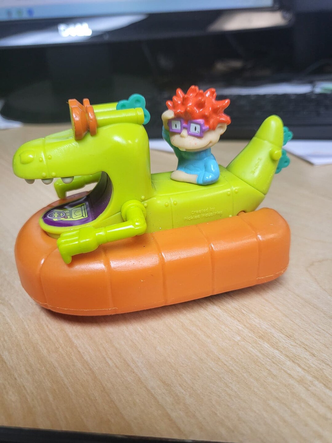 1998 Viacom Nickelodeon Rugrats Chuckie Reptar Mobile Wind-up Burger ...