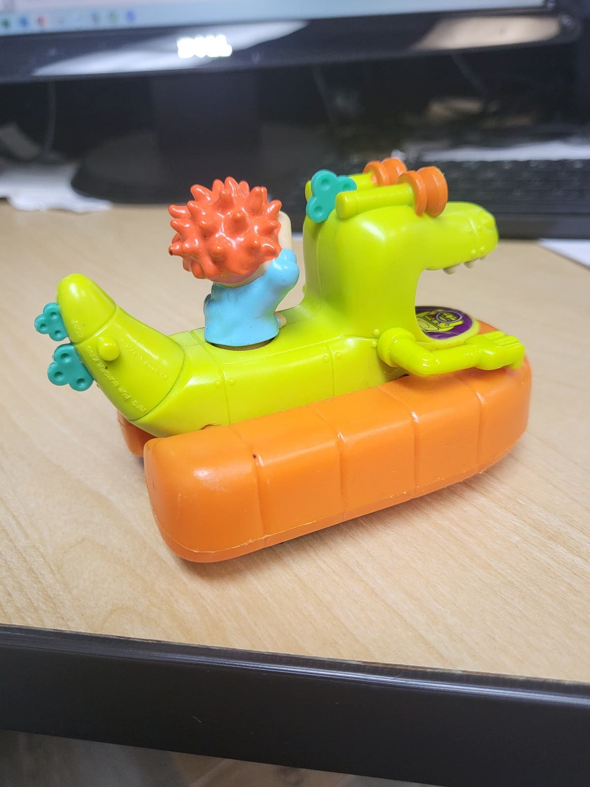 1998 Viacom Nickelodeon Rugrats Chuckie Reptar Mobile Wind-up Burger ...