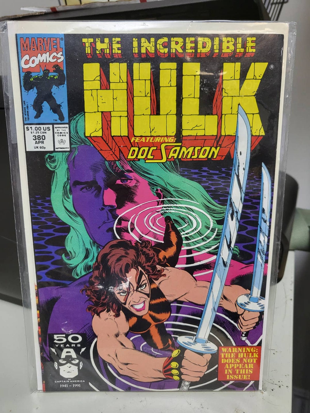 Incredible Hulk 380 1991 Doc Sampson Hulk Doesn't Appear in Issue ...