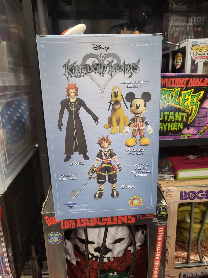 Diamond Select Disney Kingdom Hearts SEALED 7 Axel Action Figure 2017 ...