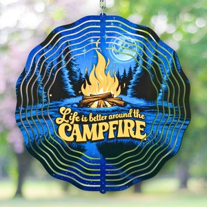 Camping Wind Spinner PNG, RV Camping Wind Spinner Sublimation Design ...