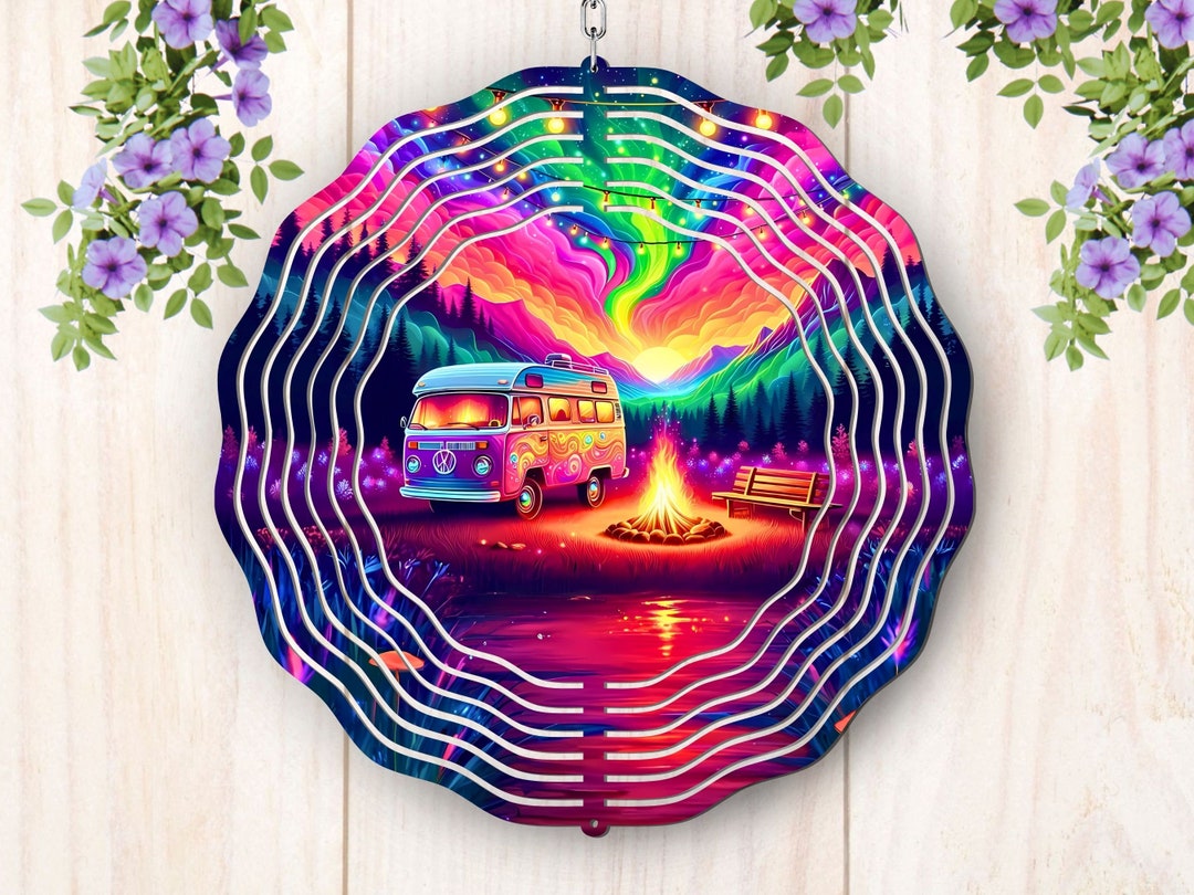 RV Camping Wind Spinner PNG, Camping Wind Spinner Sublimation Design ...