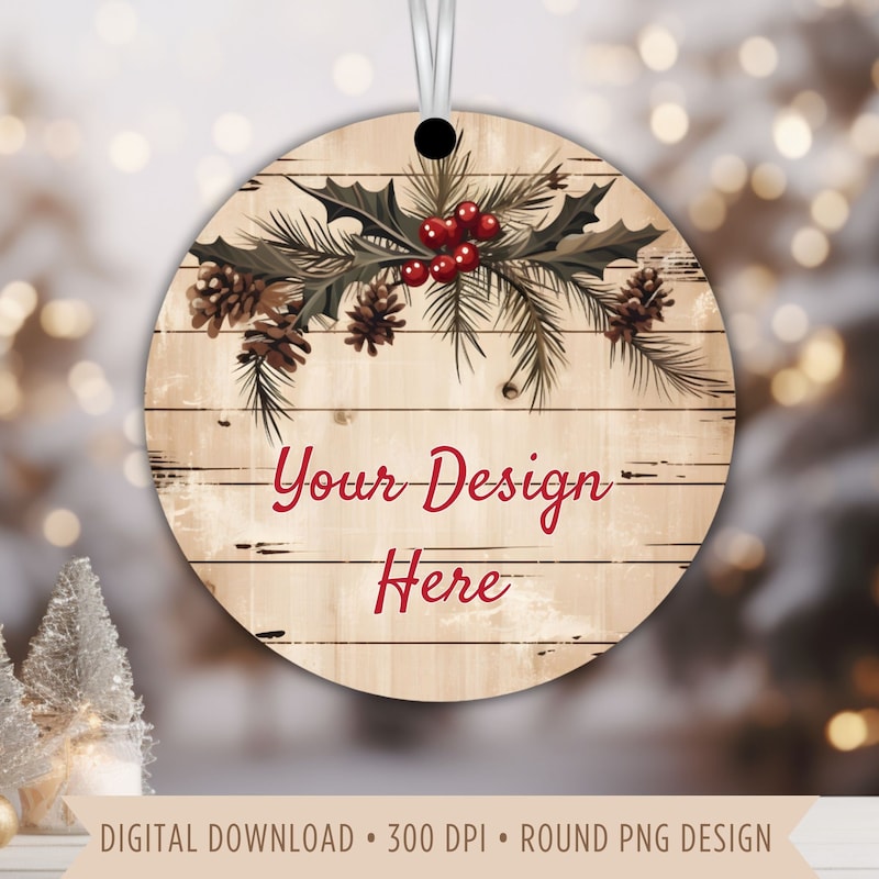 Round Pinecone Ornaments - Etsy