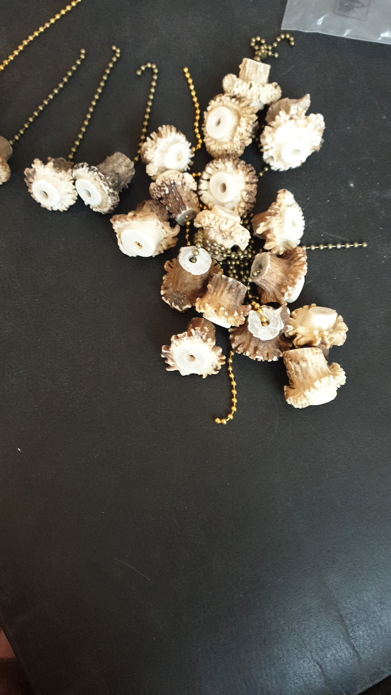 Ceiling Fan Antler Pull Chain Knobs - Etsy