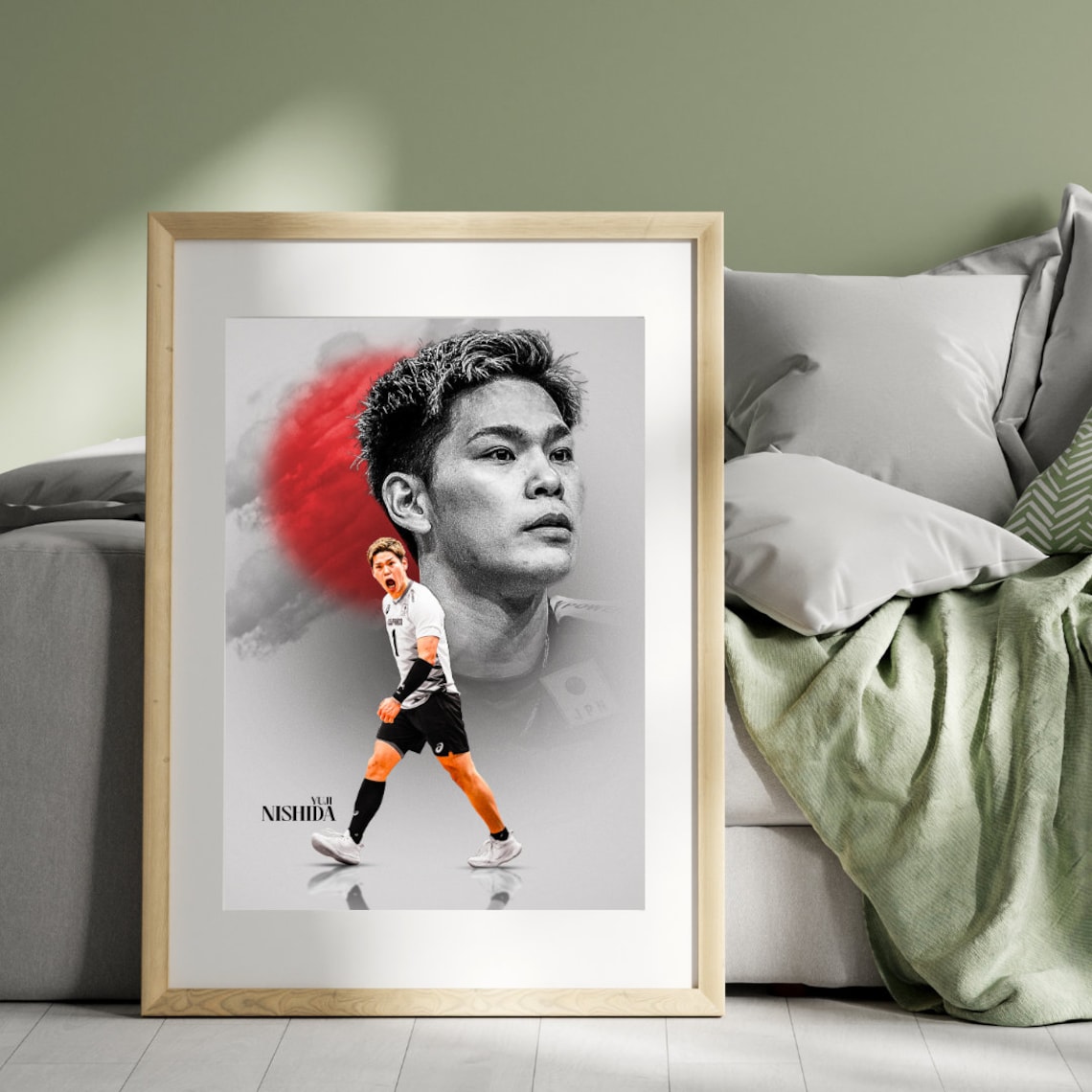 Volleyball Japan Star,yuji NISHIDA ,volleyball Poster,sport Poster ...