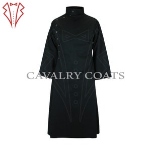 Black Cotton Steampunk Lab Coat: Mad Scientist Costume - Etsy