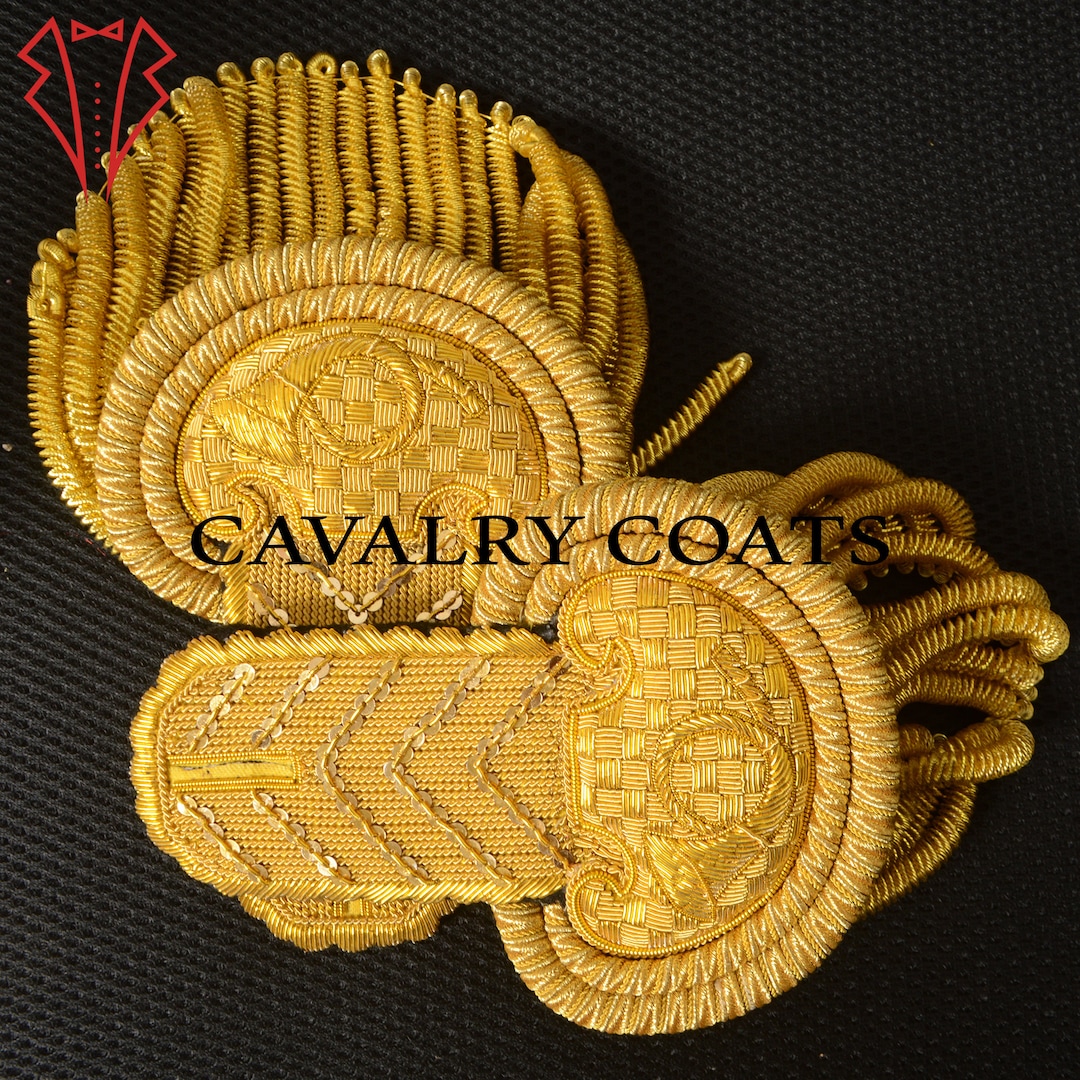 Shoulder Epaulettes, Handmade Shoulder Epaulettes, Military Epaulettes ...