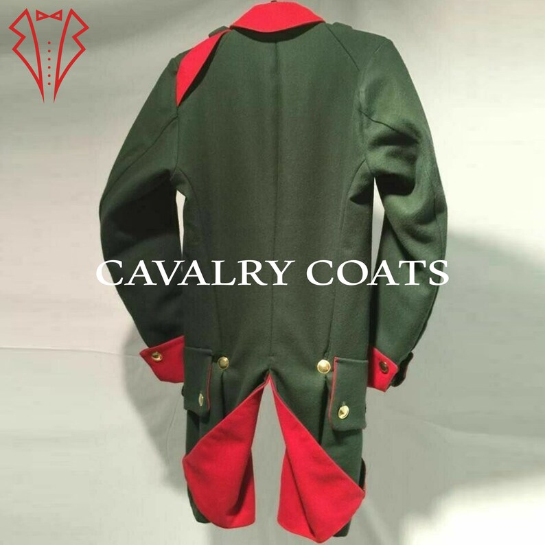 Men's Green Wool Feld Jager Coat: Steampunk British Officer Uniform - Etsy