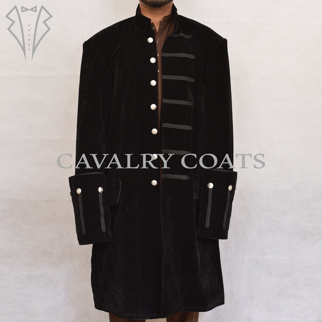 New Men's Elegant Frock Coat, Steampunk Frock Coat, Victorian Frock ...