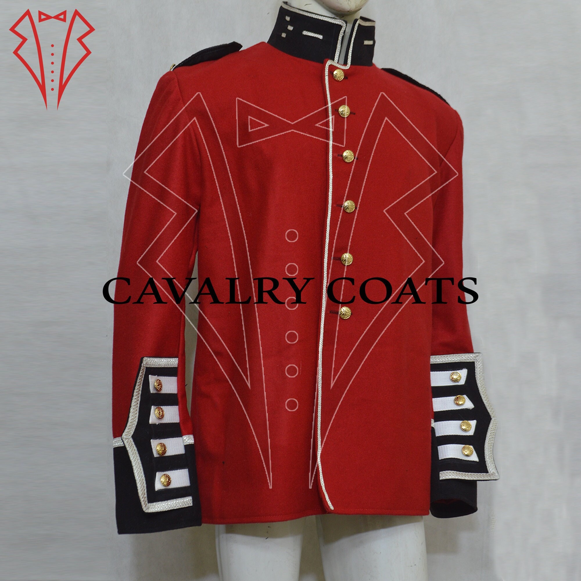 Red Wool British Grenadier Guard Tunic Jacket - Etsy