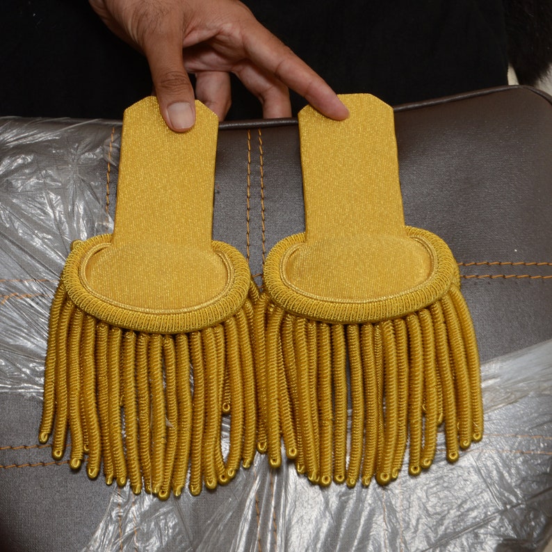 New Men's Military Officer Epaulettes, Military Shoulder Epaulettes ...
