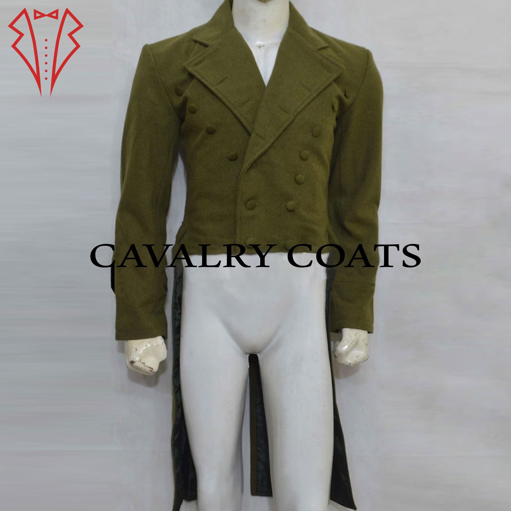 New Light Green British Military Tailcoat, Men's Tailcoat Jacket Sale ...