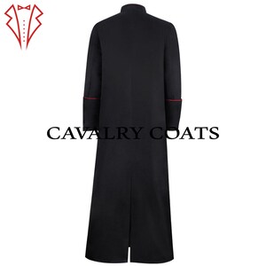 Black Red Priest Robe: Catholic Church Clergy Cassock Costume - Etsy