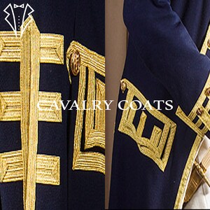 Navy Blue Wool Admiral Jacket: British Royal Navy Uniform Coat - Etsy