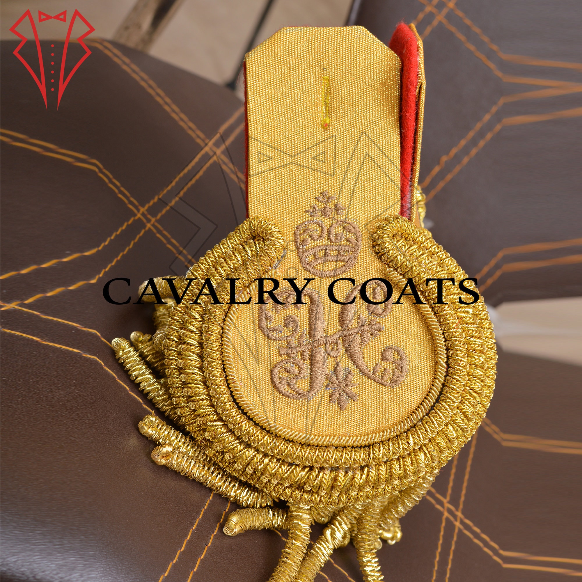 New Handmade Gold Antique Shoulder Military Epaulettes, Napoleon ...