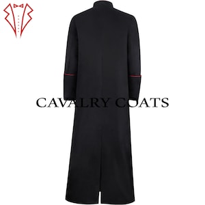 Black Red Priest Robe: Catholic Church Clergy Cassock Costume - Etsy