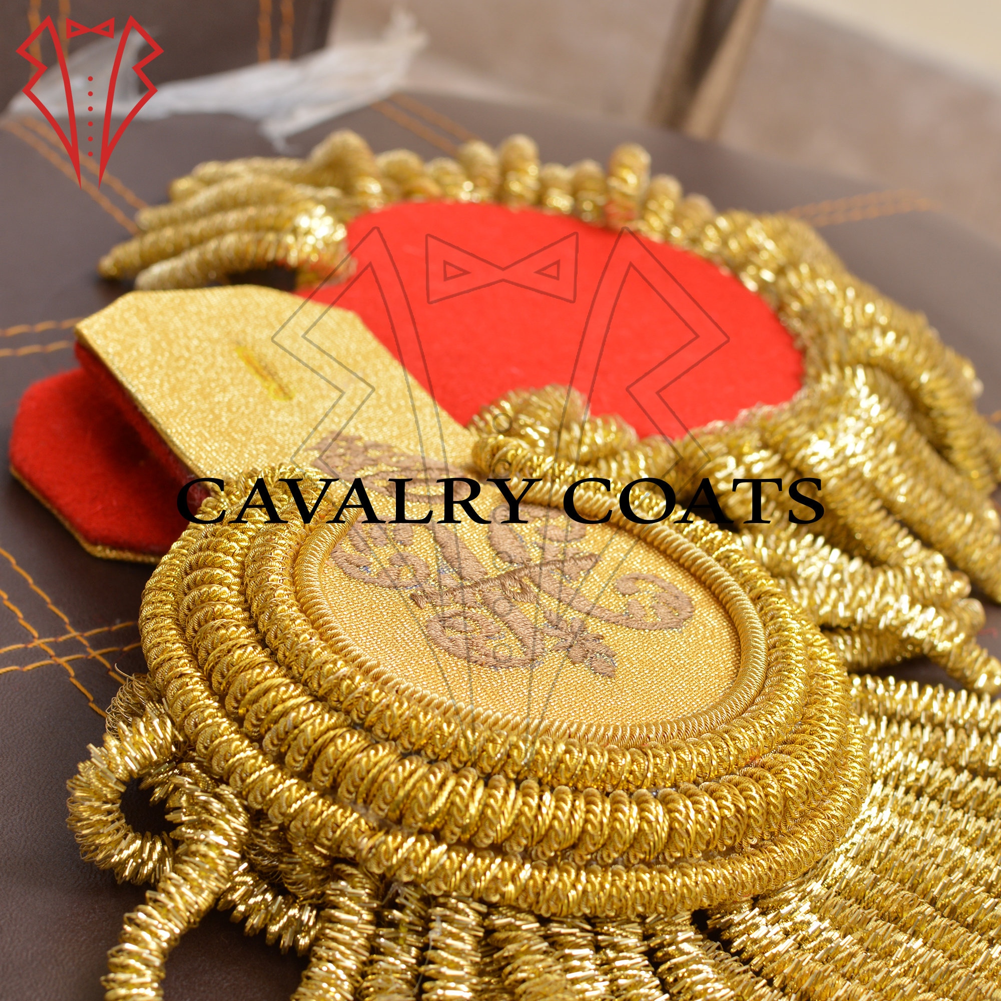 New Handmade Gold Antique Shoulder Military Epaulettes, Napoleon ...