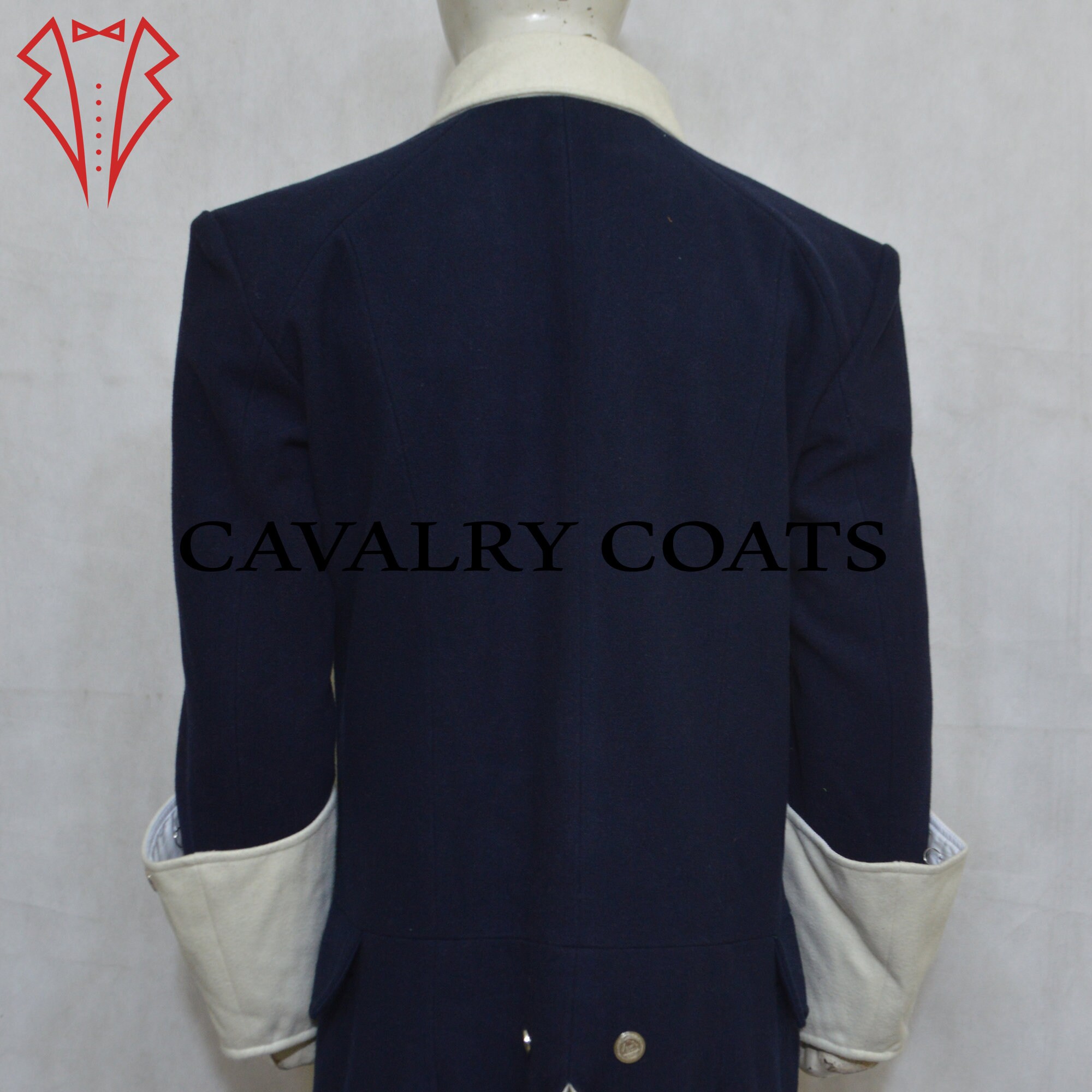 New Men 18th Century Revolutionary War Coat, Naval Marine Uniform ...