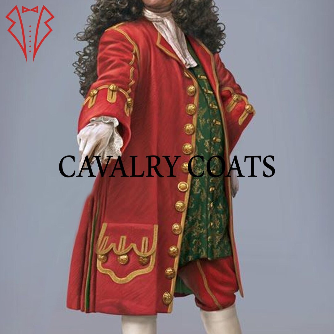 Red Wool British Royal Guard Jacket - Civil War Style - Etsy
