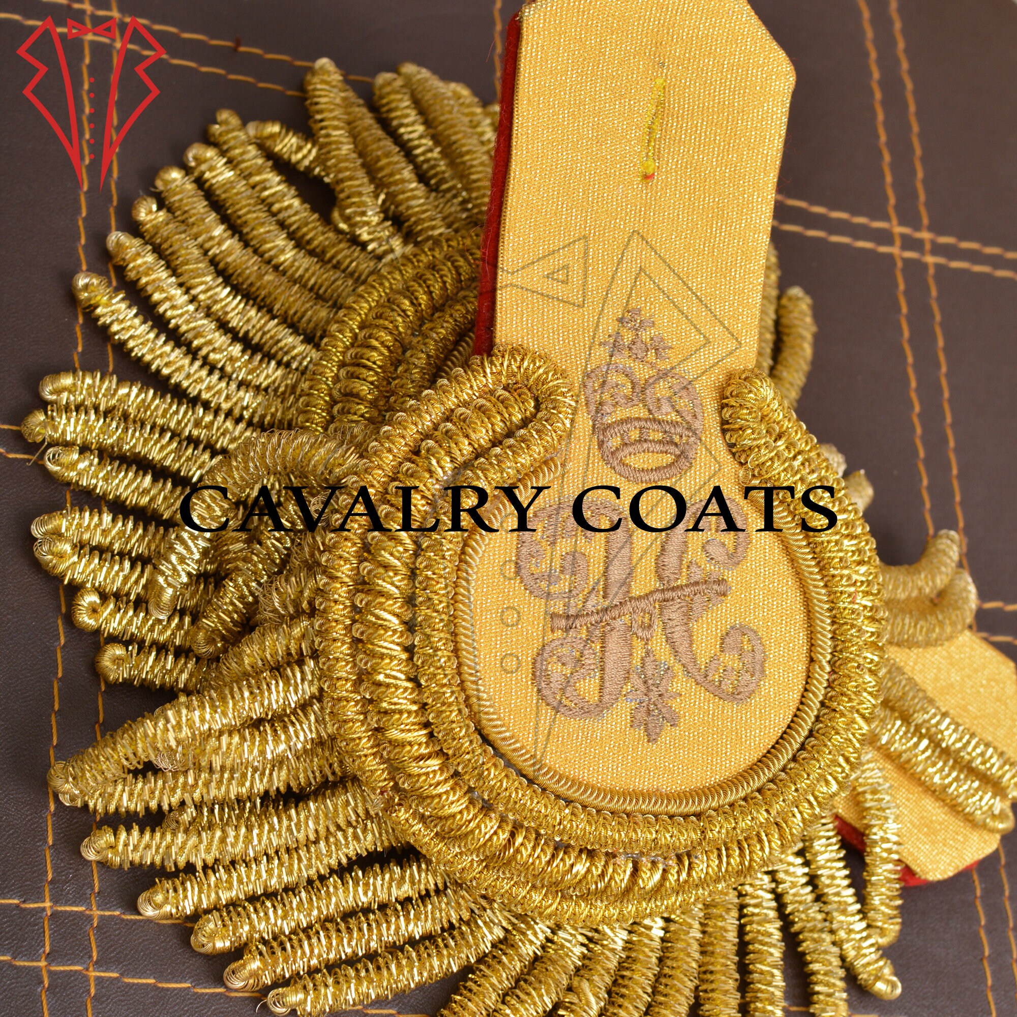 New Handmade Gold Antique Shoulder Military Epaulettes, Napoleon ...