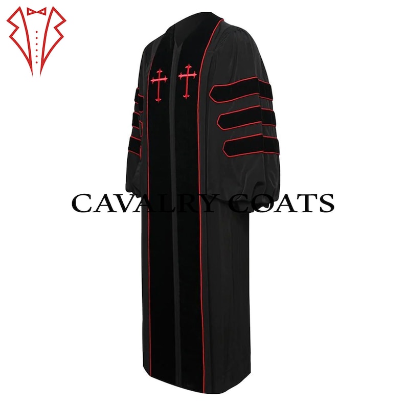 New Dr. of Divinity Clergy Robe Embodying Sacred Authority, Clergy Robe ...