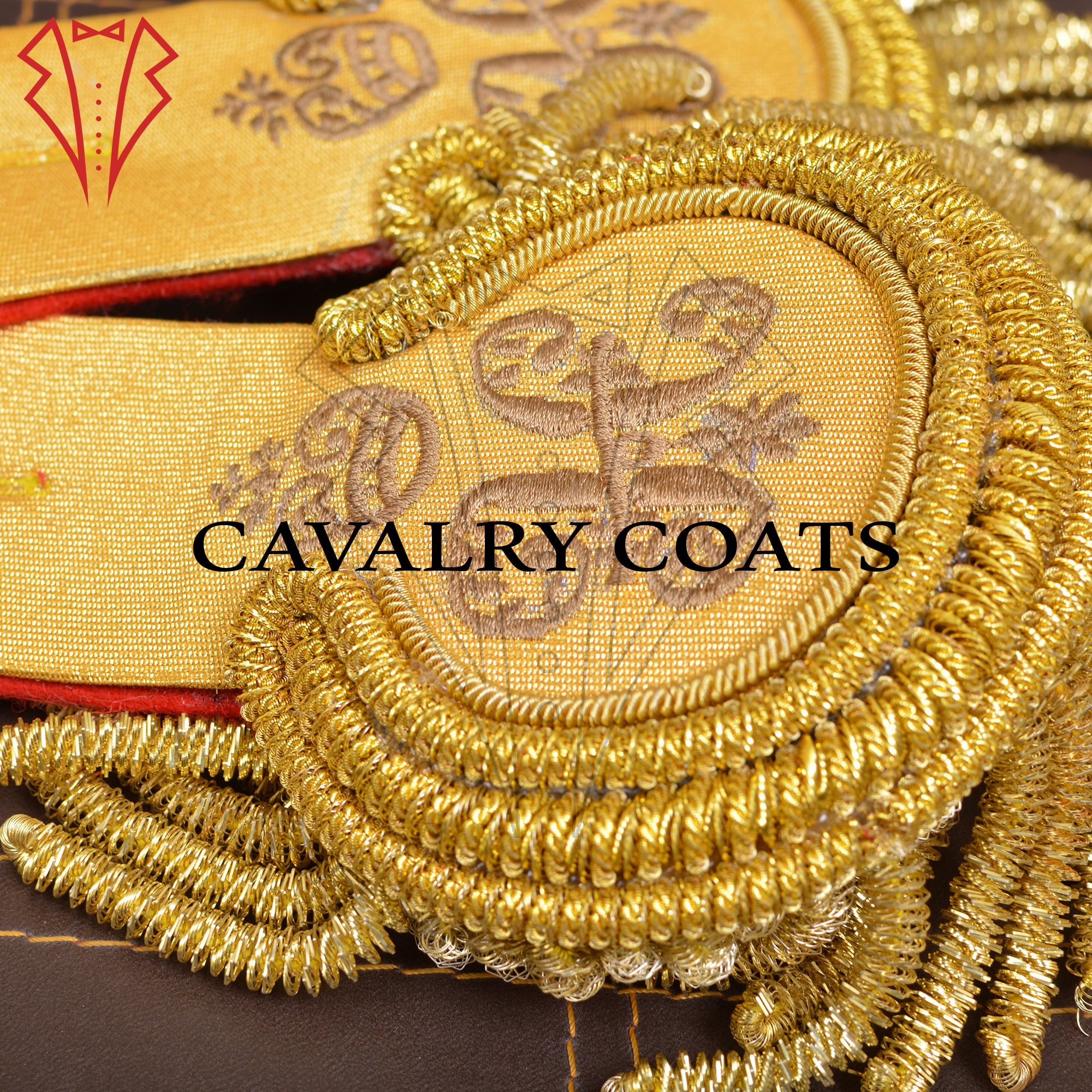 New Handmade Gold Antique Shoulder Military Epaulettes, Napoleon ...