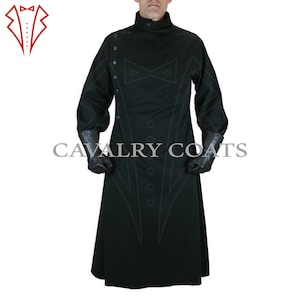 Black Cotton Steampunk Lab Coat: Mad Scientist Costume - Etsy