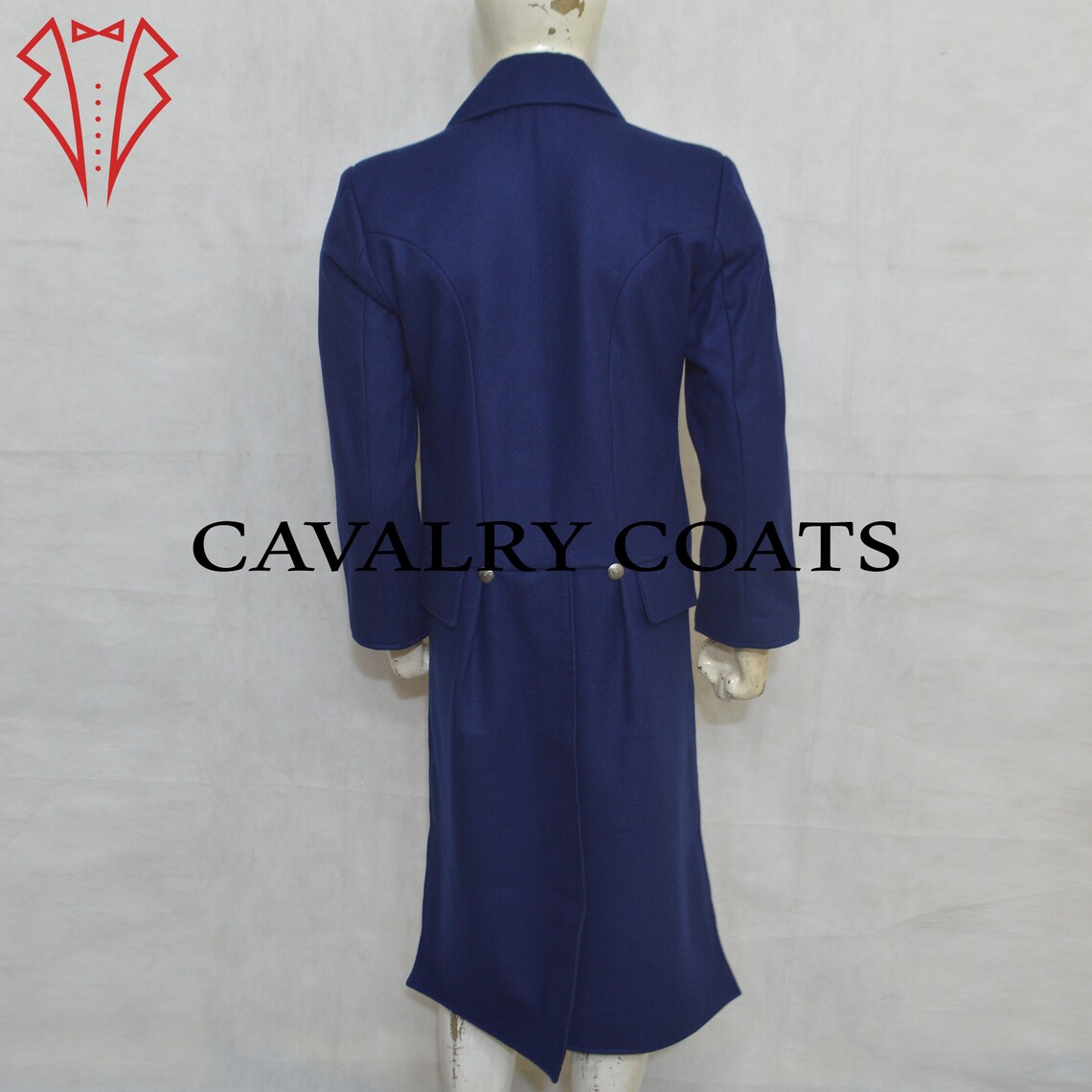 New British Military Men's Blue Suit Tailcoat Wool Jacket, Regency ...