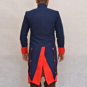 Custom Made Simple Coat With Out Embroidery, New Men Black Wool 1872 ...