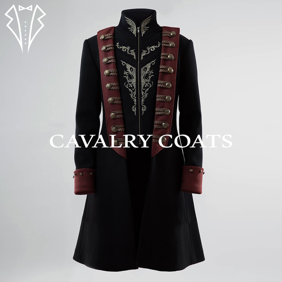 New Men's Wool Lost Angel Jacket, Spirit of Knight Jacket, Military ...